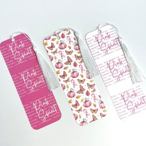 Breast Cancer Awareness Bookmarks, Pink Ribbon Gift for Readers ...