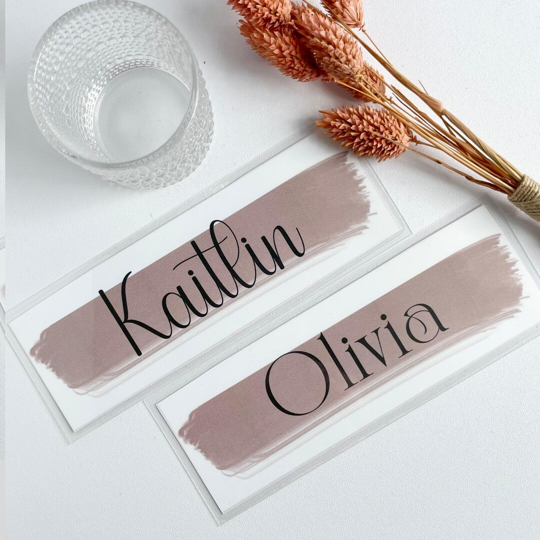 Personalized Laminated Bookmark, Custom Bookmarks, Name Bookmark ...