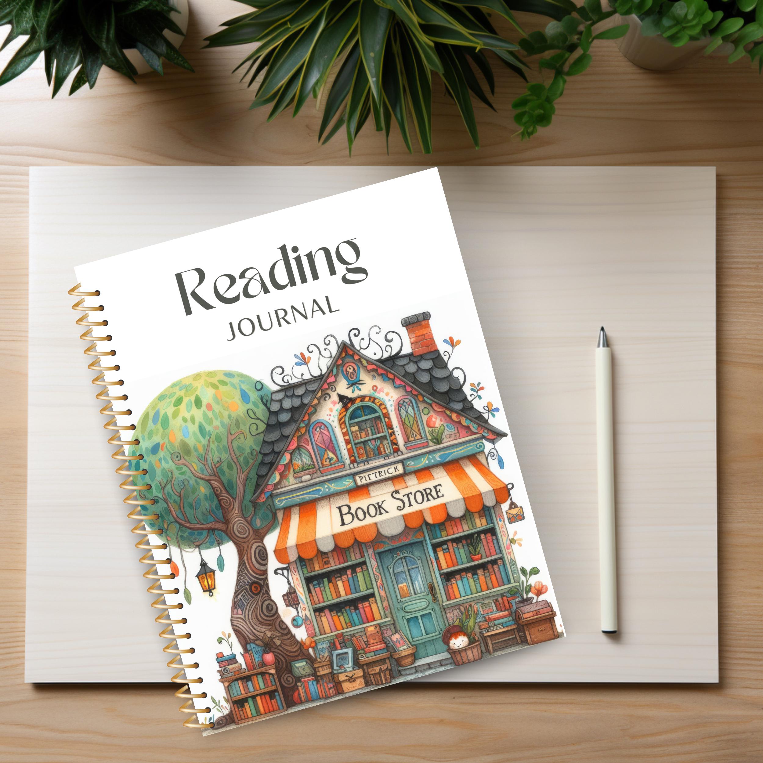 Printable Reading Journal, Instant Download, Reading Planner PDF ...