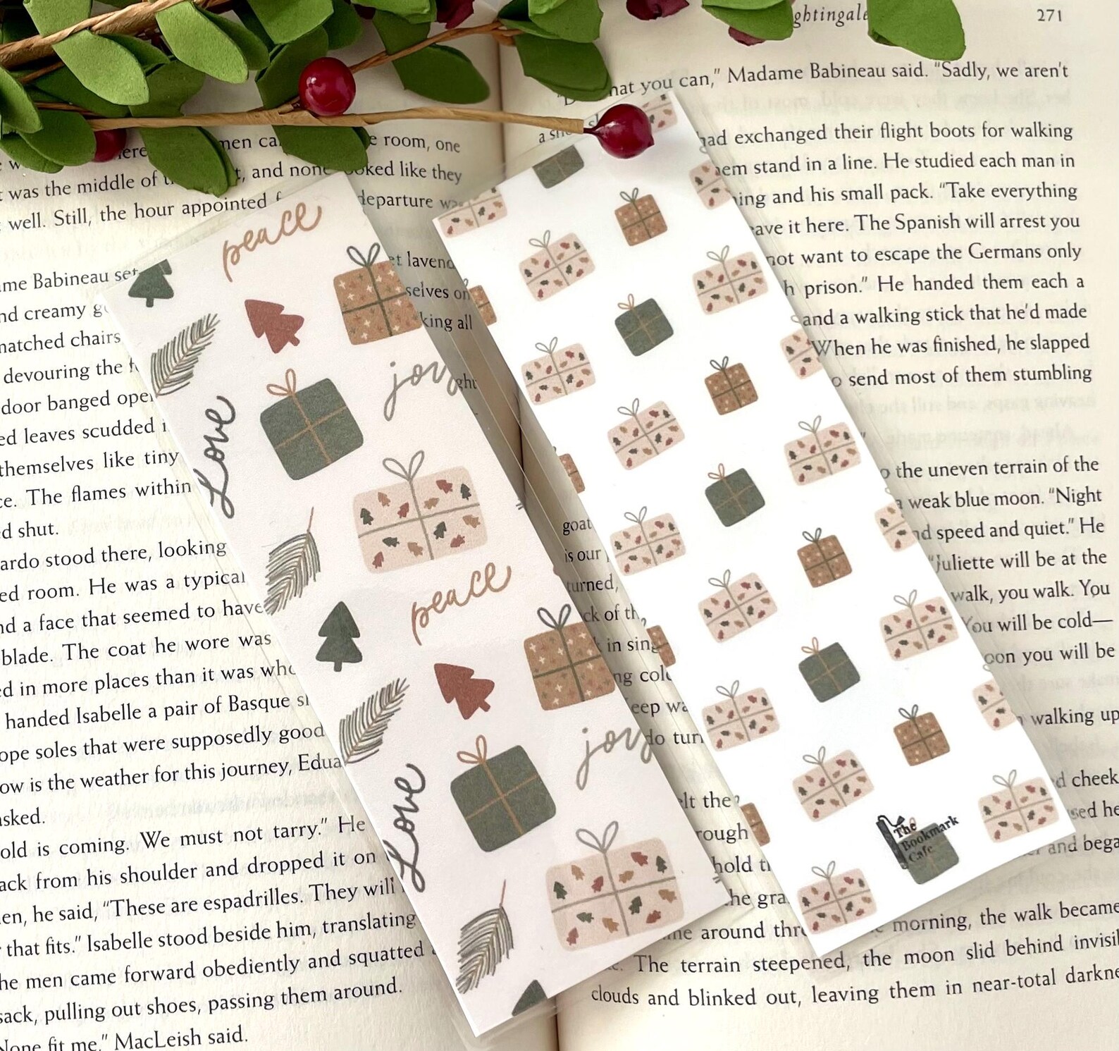 Joy of Christmas Bookmarks, Christmas Tree Bookmarks, Stocking Stuffers ...