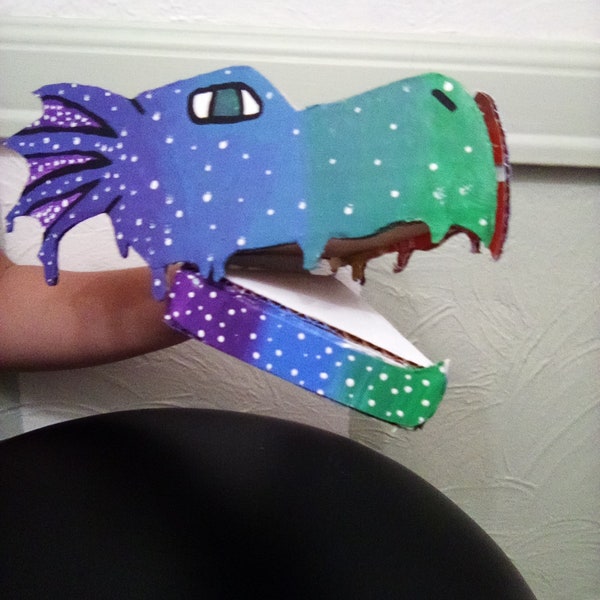 Custom Commission Dragon Puppet - Etsy
