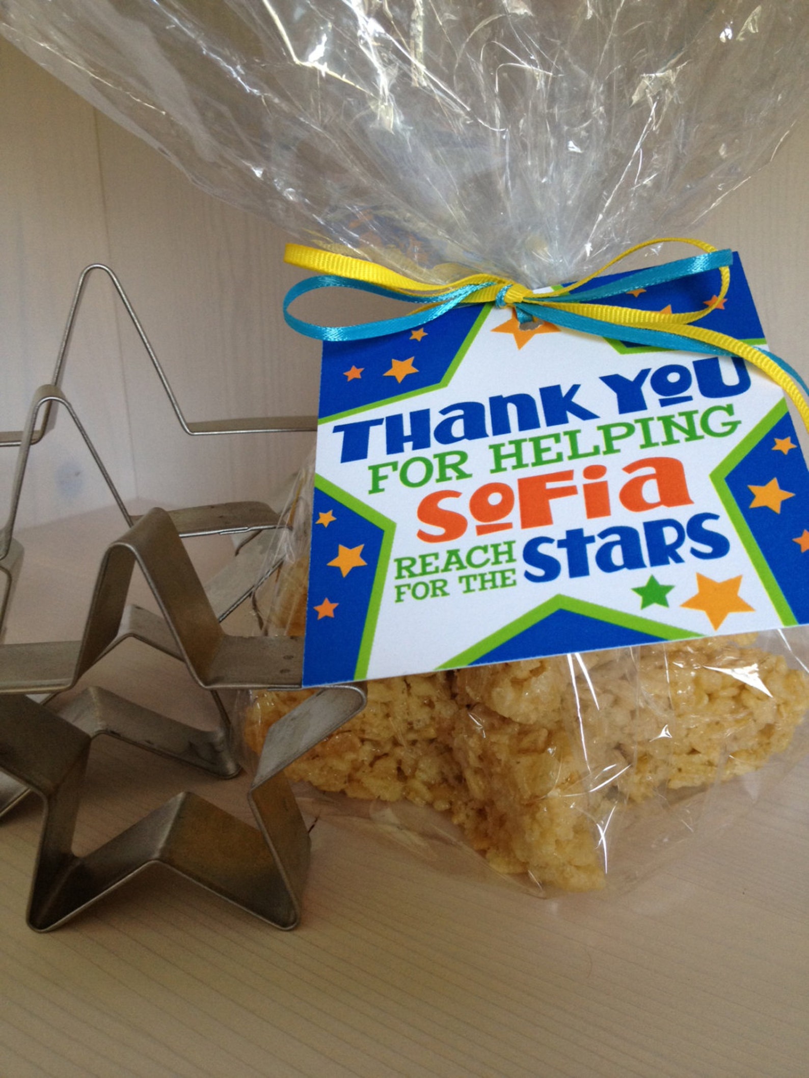 Teacher Appreciation Personalized Star Tag Printable PDF - Etsy