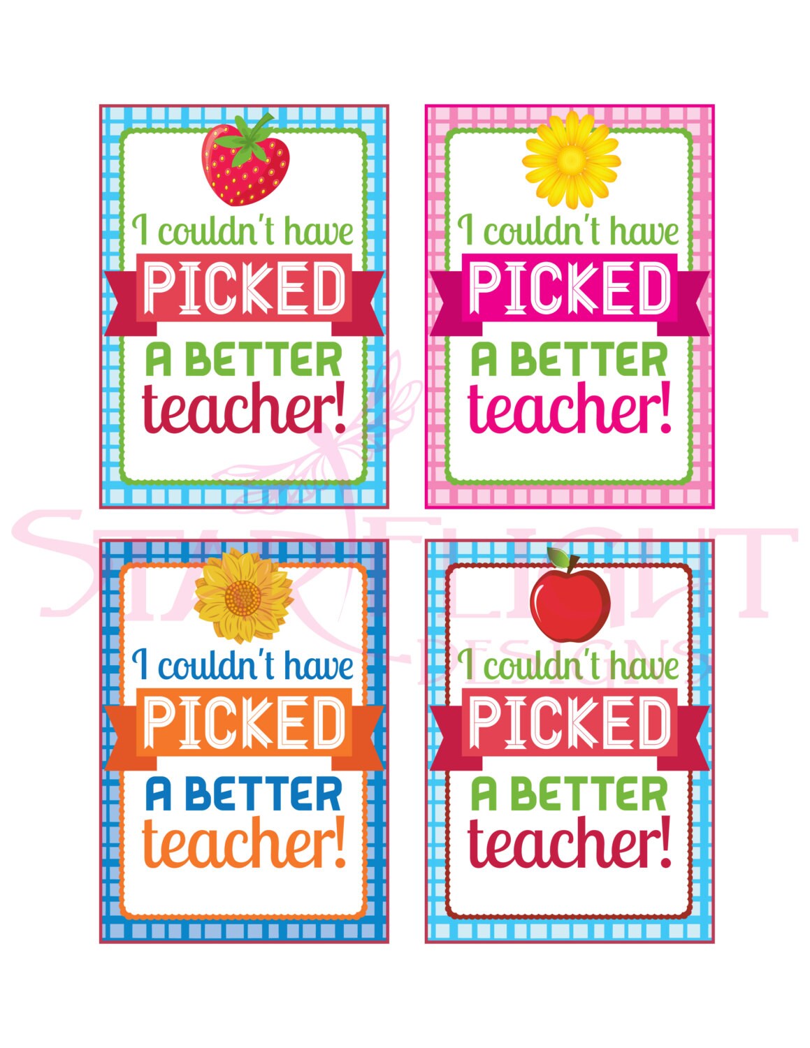 Teacher Appreciation I Couldn't Have PICKED a Better - Etsy