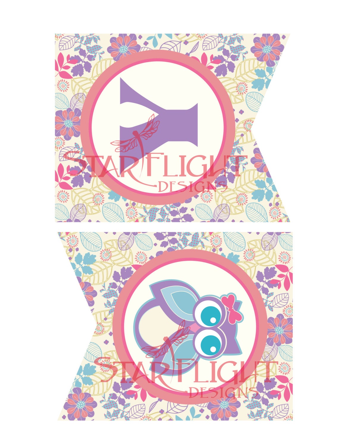 Owl Birthday Banner - Printable PDF - Instant Download - Etsy
