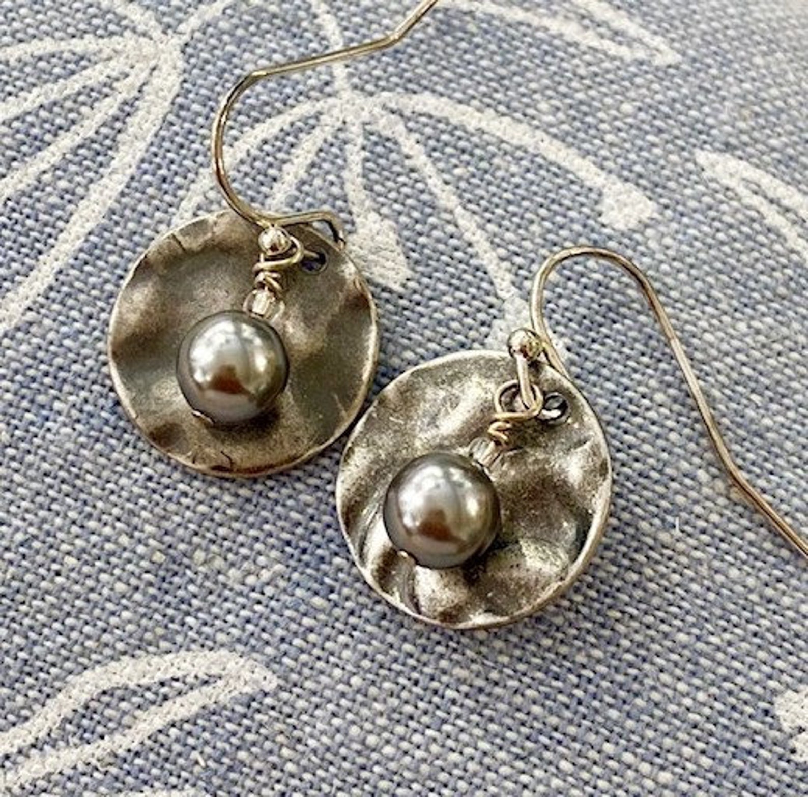 Cute Pearl Earrings Everyday Minimalist Dangle Earrings - Etsy