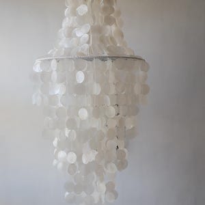 Natural Capiz Shell Chandelier Roomi Design, Capiz Chandelier Light ...