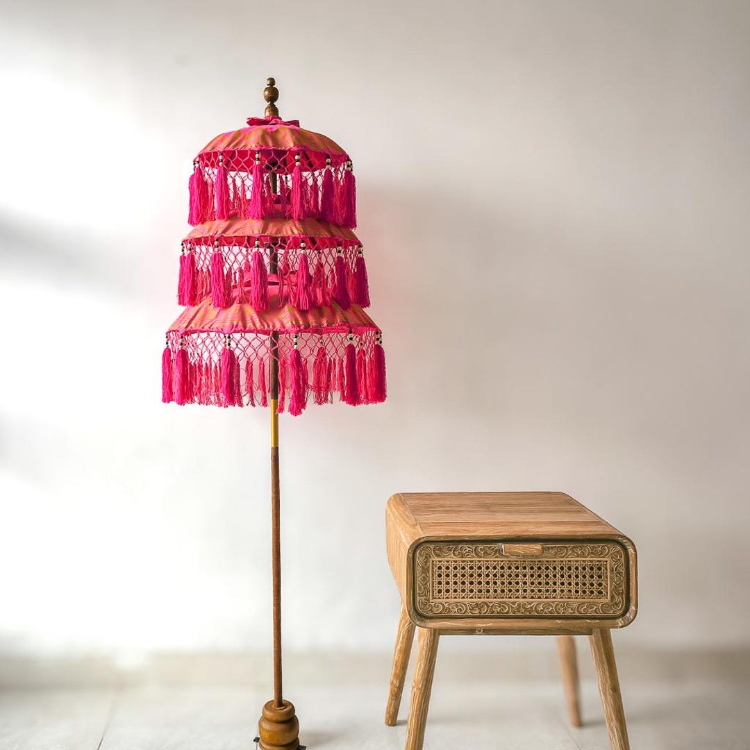 Triple Parasol Pink for Table Decoration,table Parasol Decoration ...