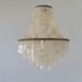 Natural Capiz Shell Ceiling Light , Capiz Shell Shell Chandelier Bali ...