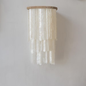 Handmade Capiz Shell Wall Sconce: Balinese Lampshade - Etsy