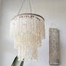 Seashell Ceiling Light Tiered, Seashell Chandelier Bali, Seashell Home ...