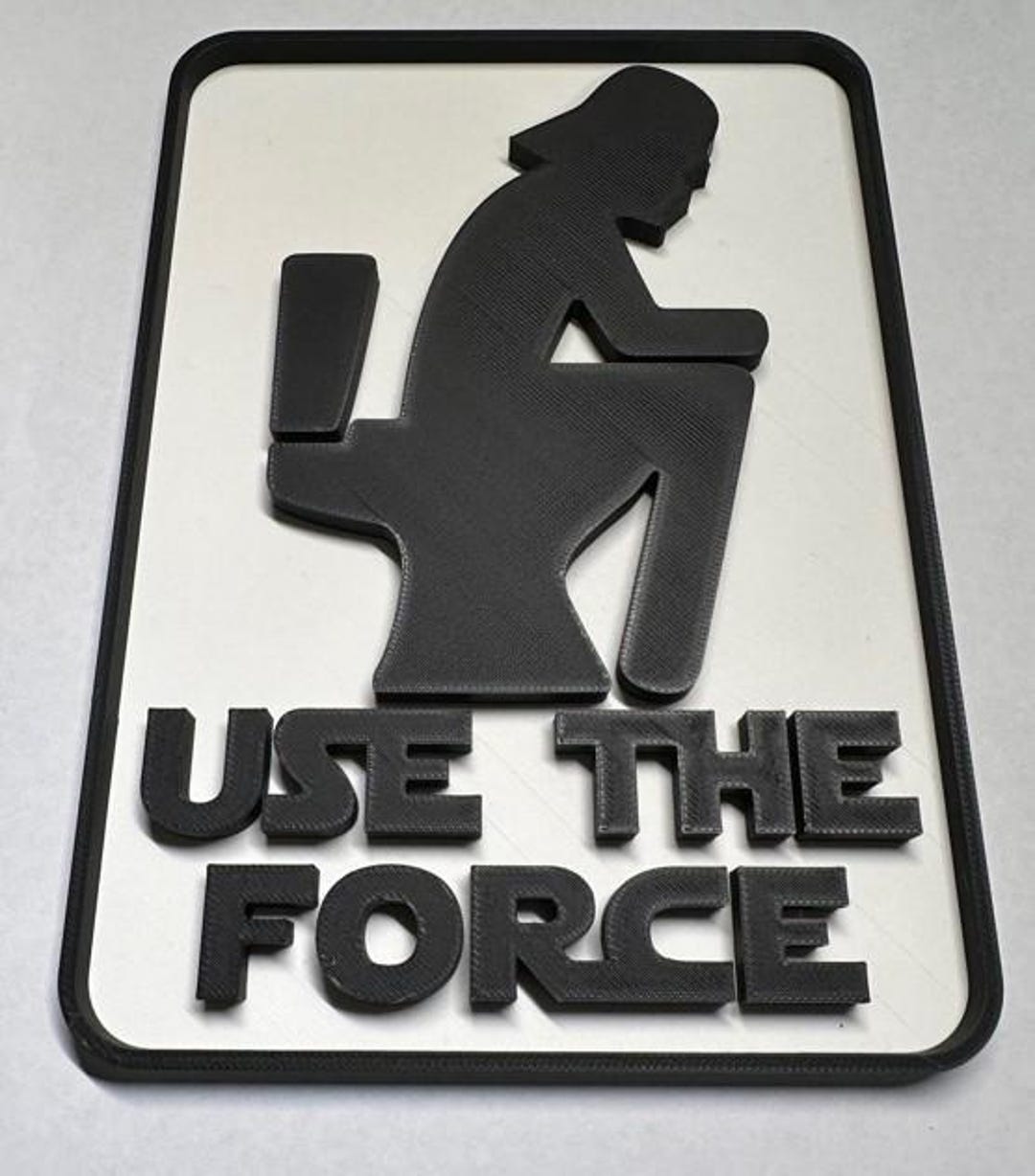3D Printed Star Wars Inspired Bathroom Toilet Loo Door Sign ...