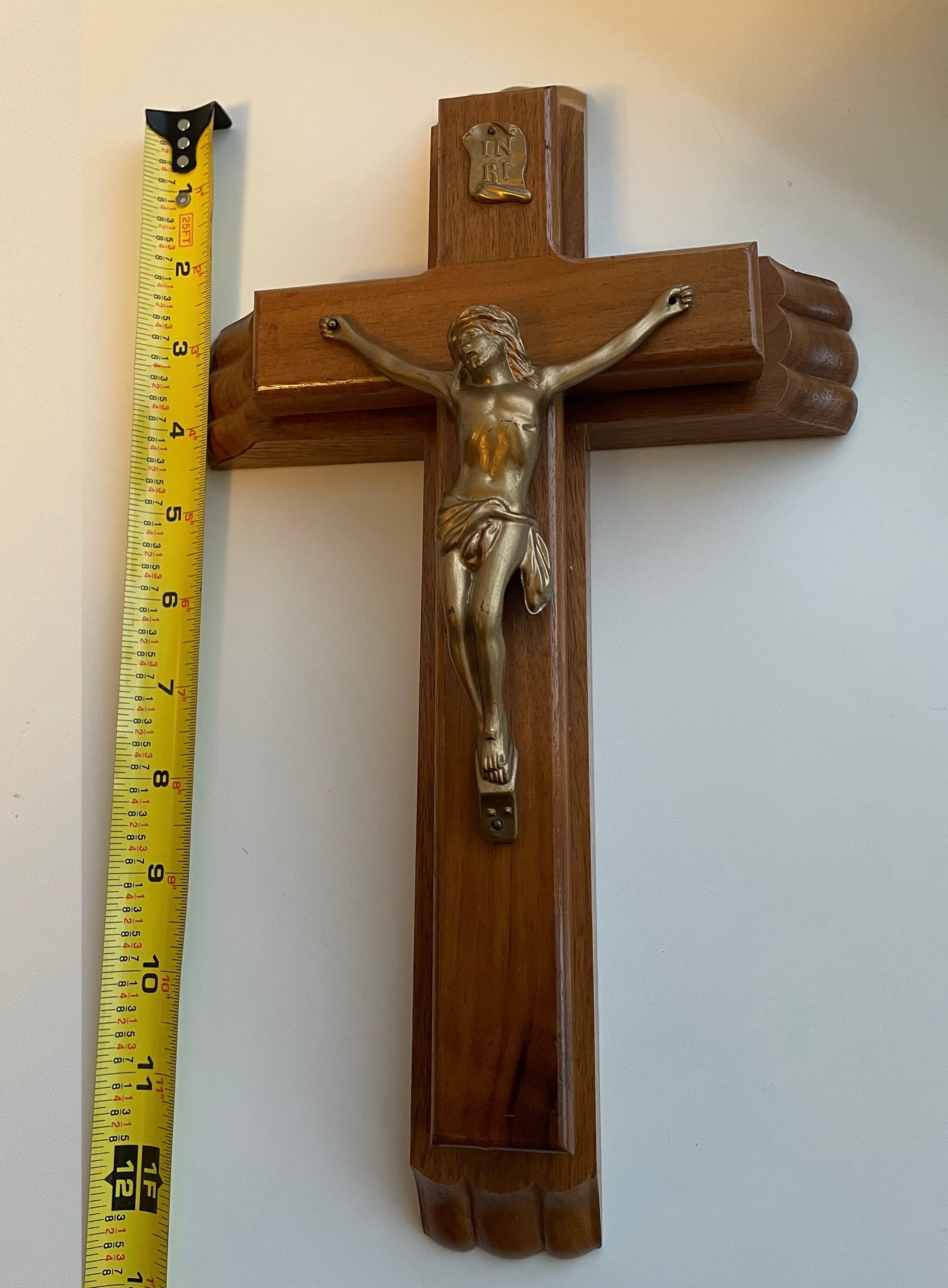 Vintage Catholic Crucifix With Sick Call Kit - Etsy