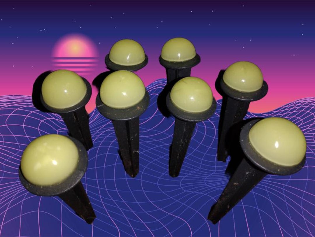 Basic Dome Glow in the Dark Trail Markers, 6 Pack - Etsy