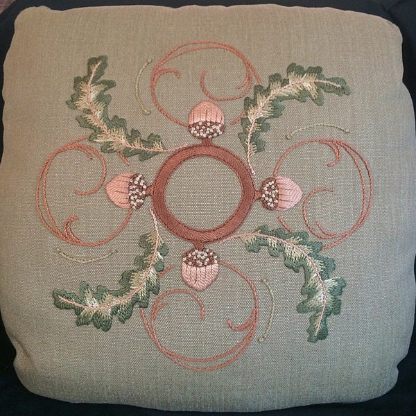 Acorn Embroidery - Etsy
