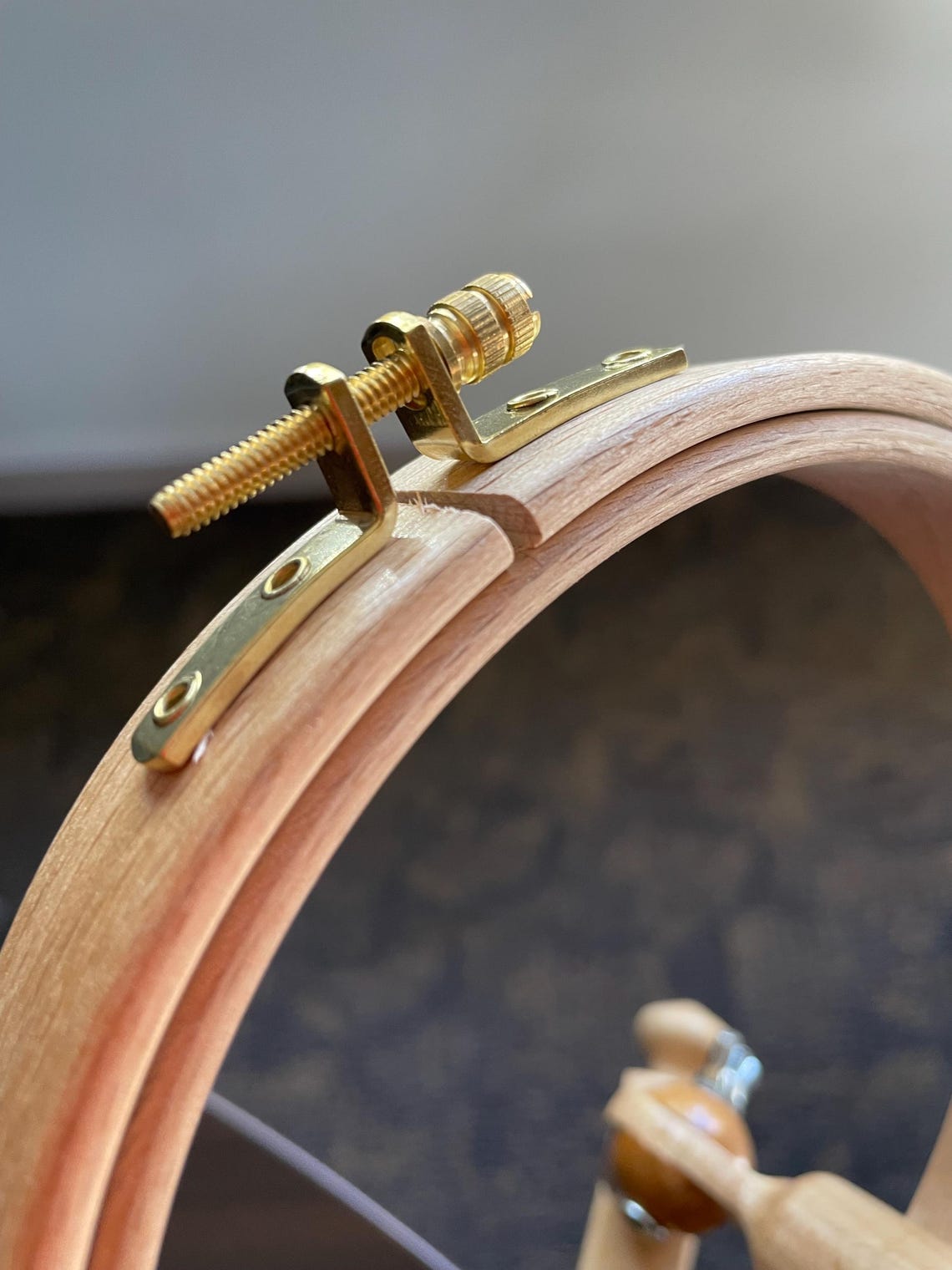 Handcrafted Table Mount Embroidery Hoop - Etsy