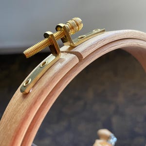 Handcrafted Table Mount Embroidery Hoop - Etsy