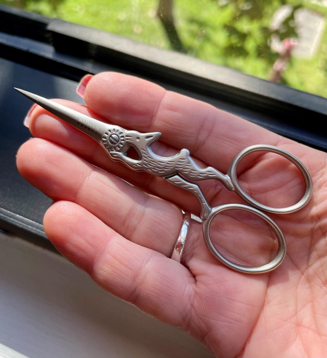 Bohin Embroidery Scissors Rabbit Matte Silver Finish 3.75 Inches - Etsy