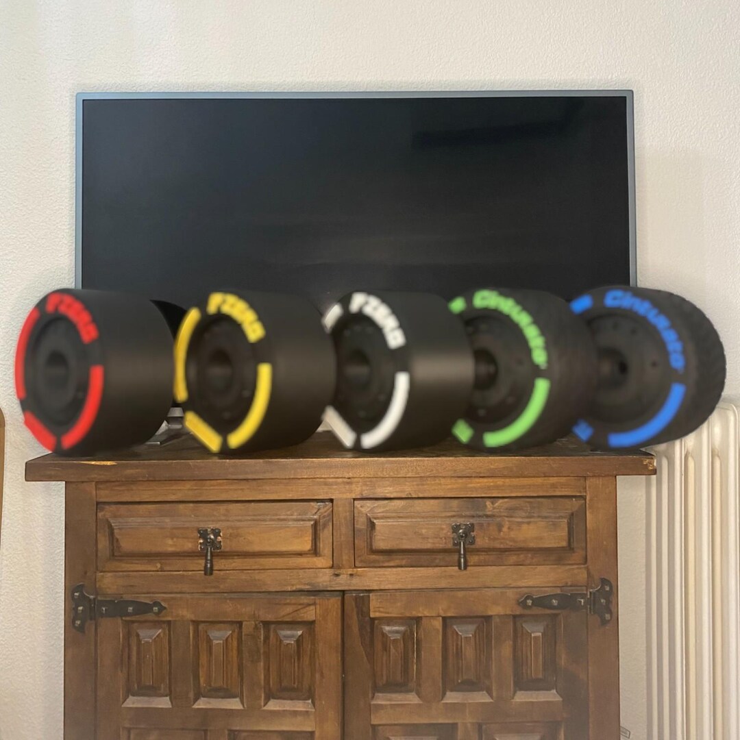 25cm/9.84in Individual Formula 1 Racing Wheel and Tire for Home Decor ...