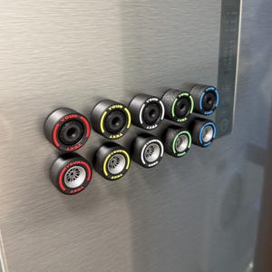 Custom F1 Tire Fridge Magnets – Personalized Racing Wheels With Custom ...