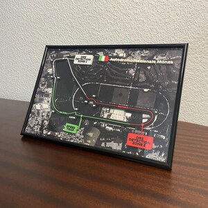 Autodromo Nazionale Monza F1 Track Wall Art | Italian Flag Design ...