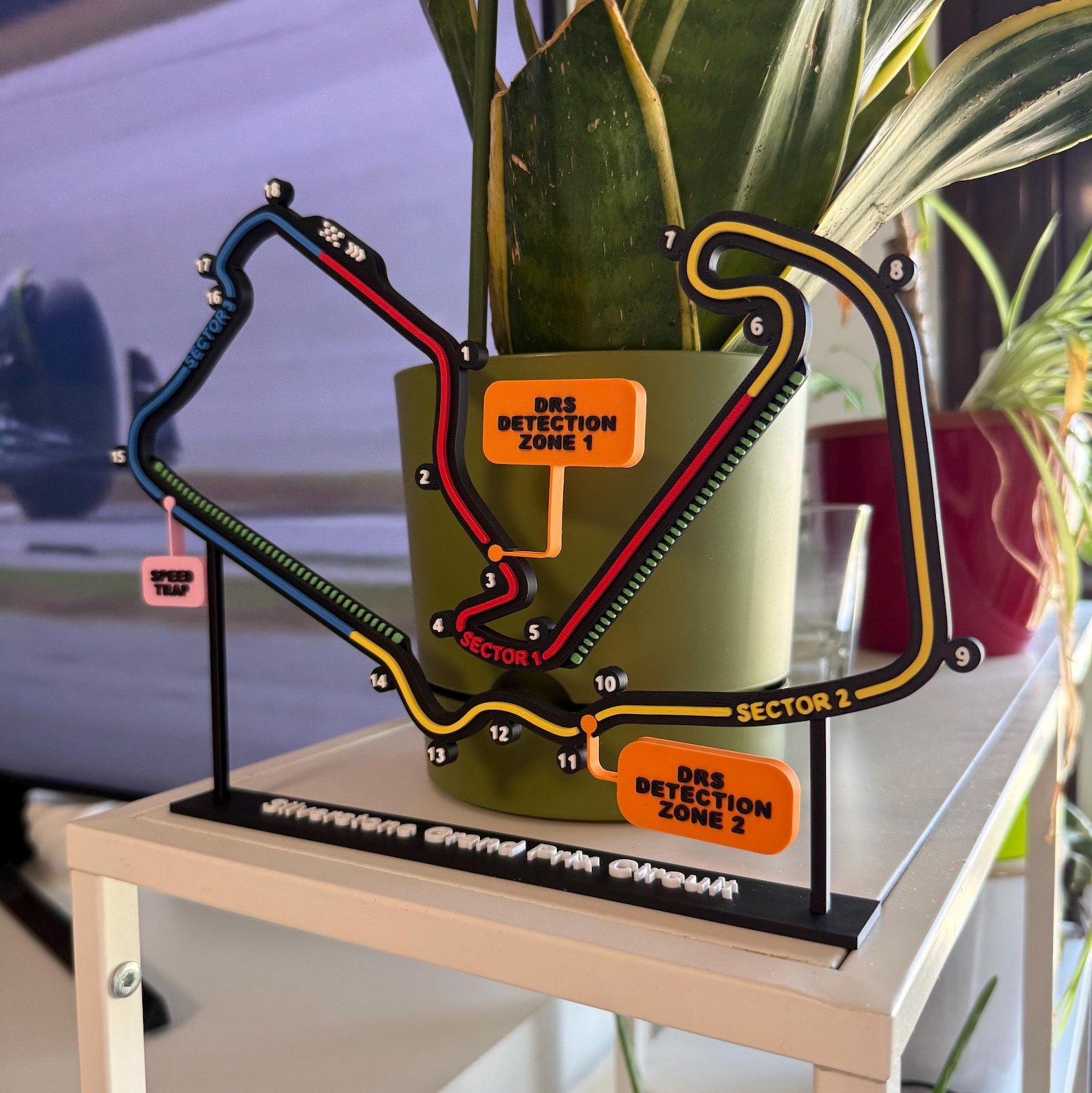 Silverstone Grand Prix Circuit Track Art Formula 1 Display | F1 UK ...