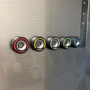 Custom F1 Tire Fridge Magnets – Personalized Racing Wheels With Custom ...
