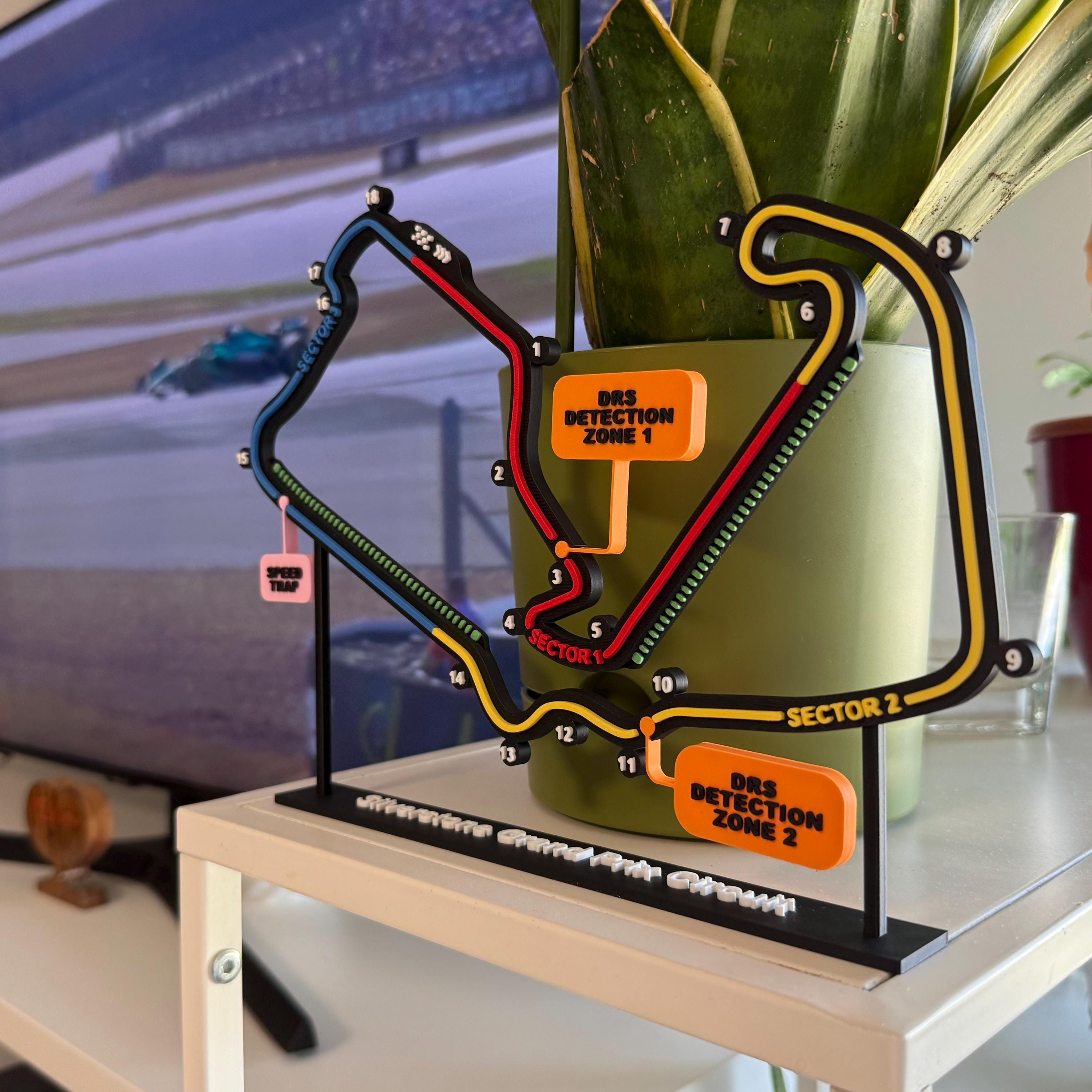 Silverstone Grand Prix Circuit Track Art Formula 1 Display | F1 UK ...