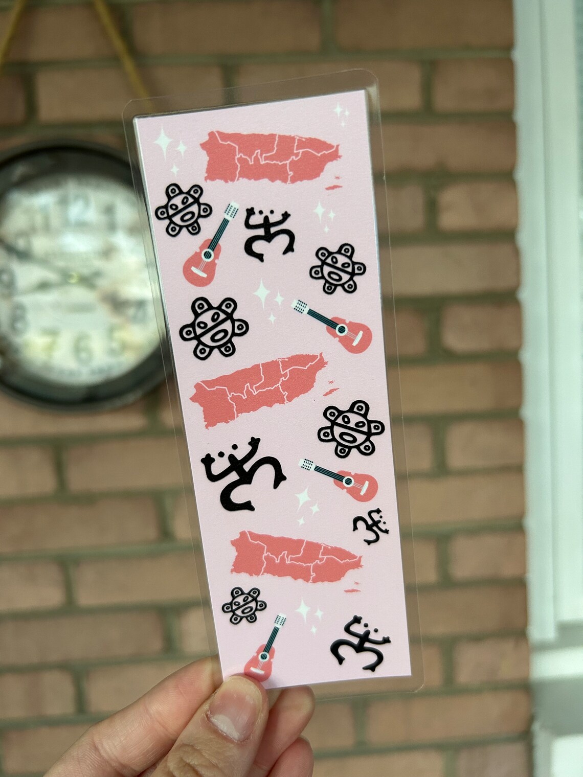 Puerto Rico Themed Bookmark | Coqui Taino Symbols Bookmark - Etsy