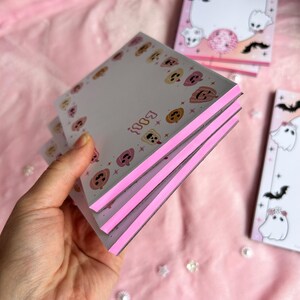 Cute Halloween Groovy Notepads Ghost Halloween Notepads Pumpkin ...