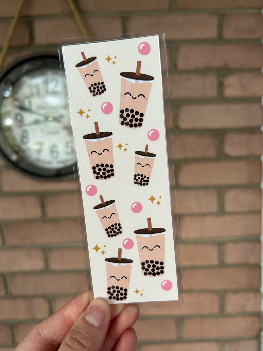 Kawaii Boba Tea Bookmark - Etsy