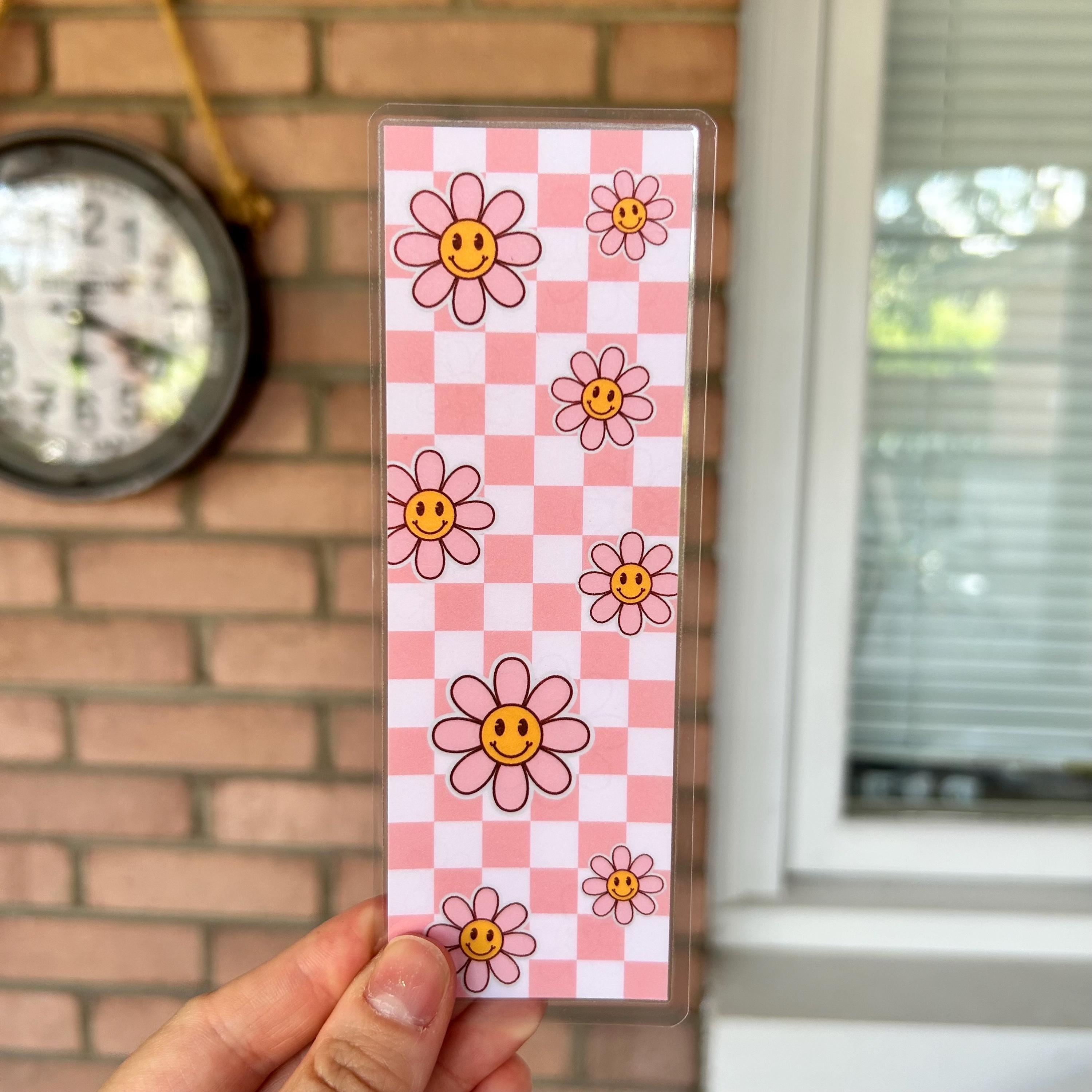 Cute Retro Disco and Checkered Smiley Face Bookmarks | Retro Bookmarks ...