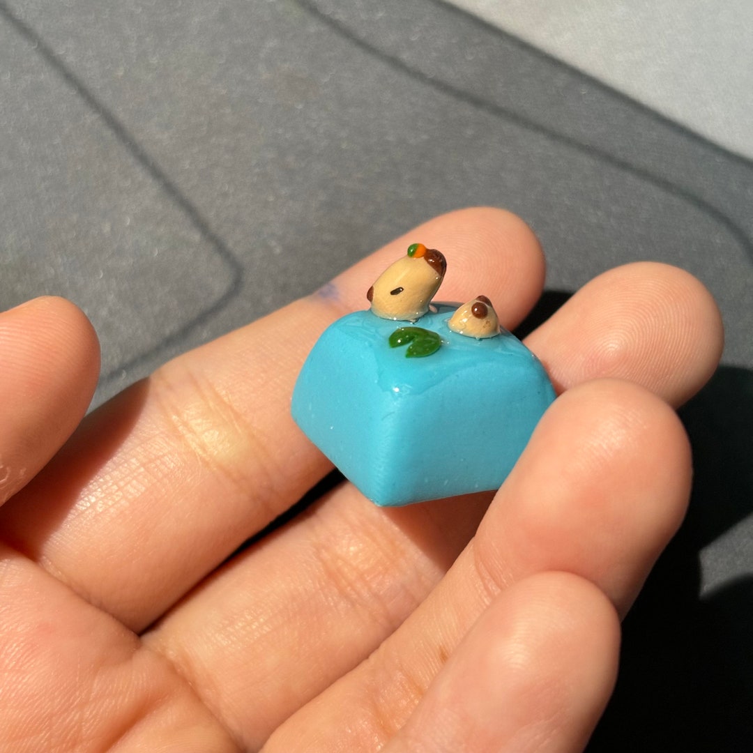Capybara Artisan Keycaps, Clay Keycaps - Etsy
