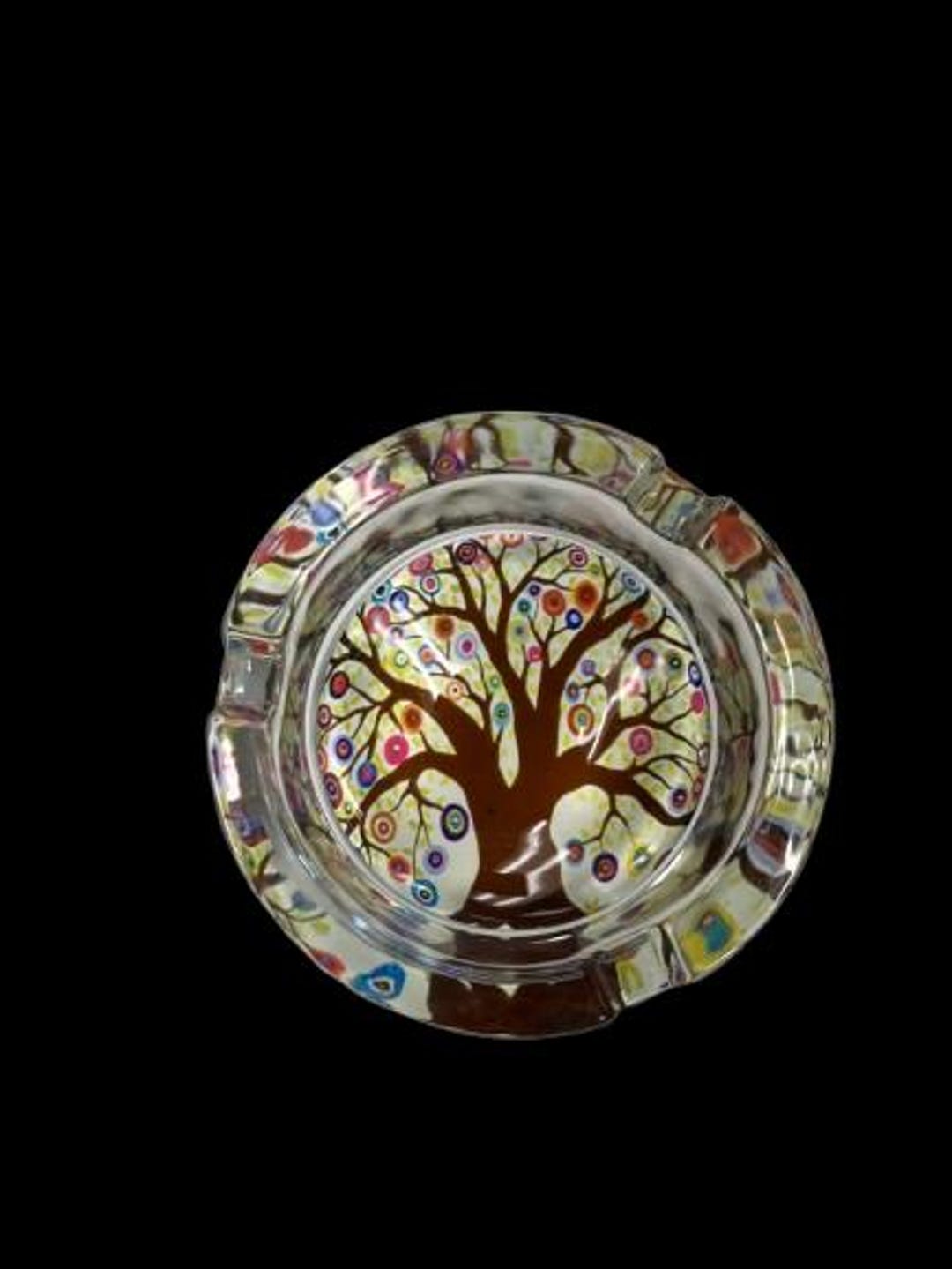 Colorful Tree 3-1/4in Ashtray - Etsy