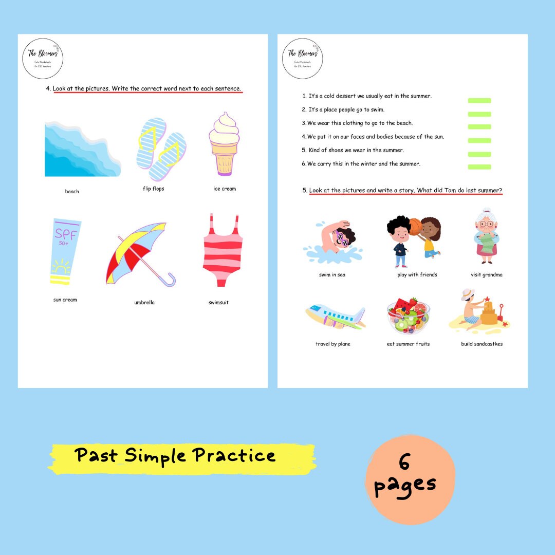 Fun Summer Lesson Plan for Primary School Teachers, ESL Teachers ...