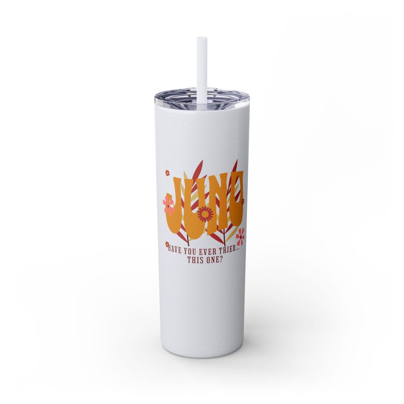 Juno Sabrina Carpenter Skinny Tumbler With Straw, 20oz Stanley Cup ...