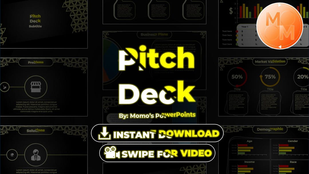 Professional Business Pitch Deck Powerpoint Presentation Template for ...