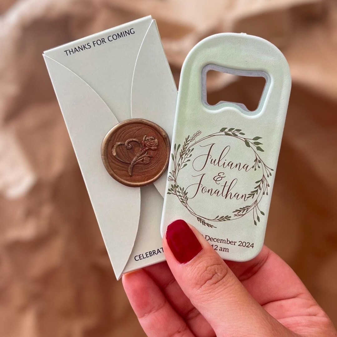 Custom Wedding Favor for Guests, Gift Favor Box, Wedding Anniversary ...