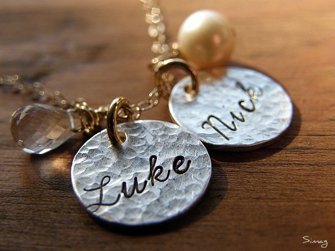 Personalized Name Necklace - Custom Name Necklace - Engraved Name ...