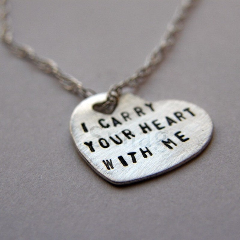 I Carry Your Heart Locket - Etsy