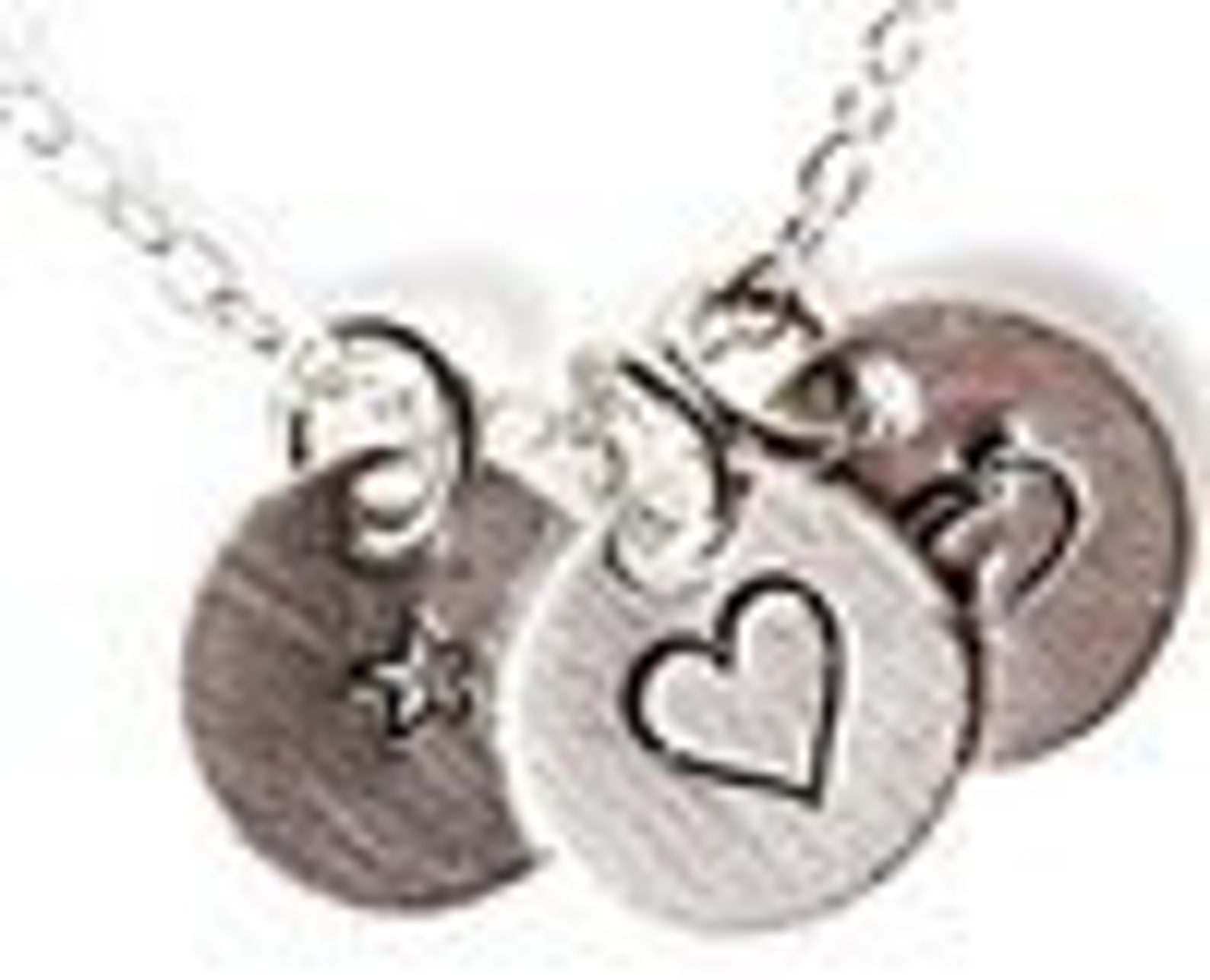 Tiny Sterling Silver Tags so Simple... so Classic and Worn - Etsy