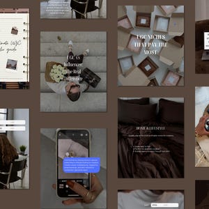 Seamless UGC Instagram Carousel Template | Aesthetic Modern Bold | UGC ...