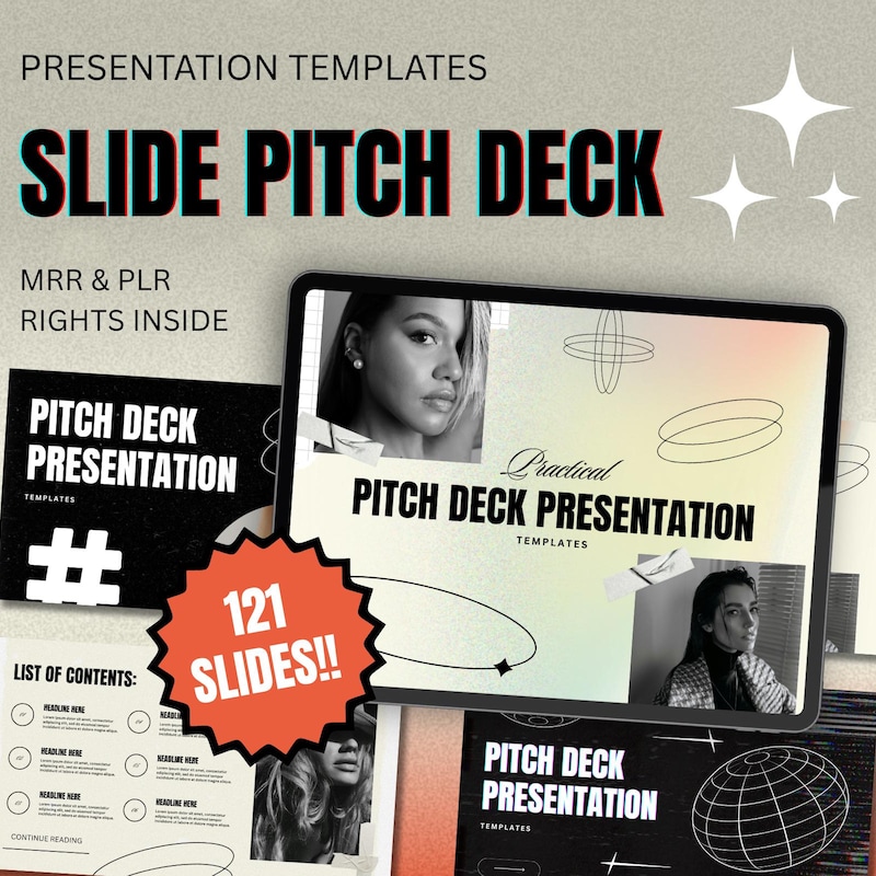 Slide Deck Mockups - Etsy