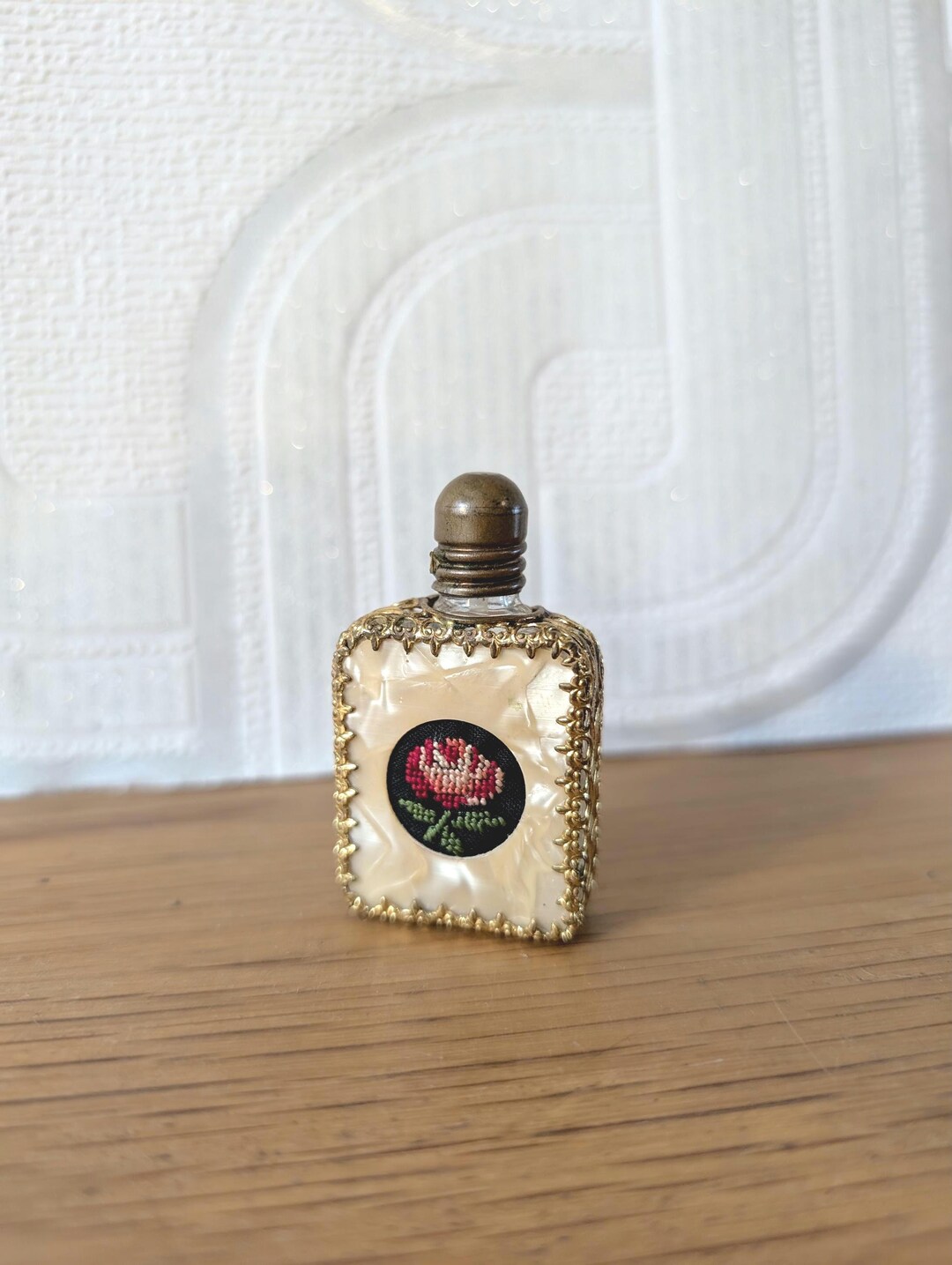 Miniature Austrian Petit Point Perfume Bottle - Etsy