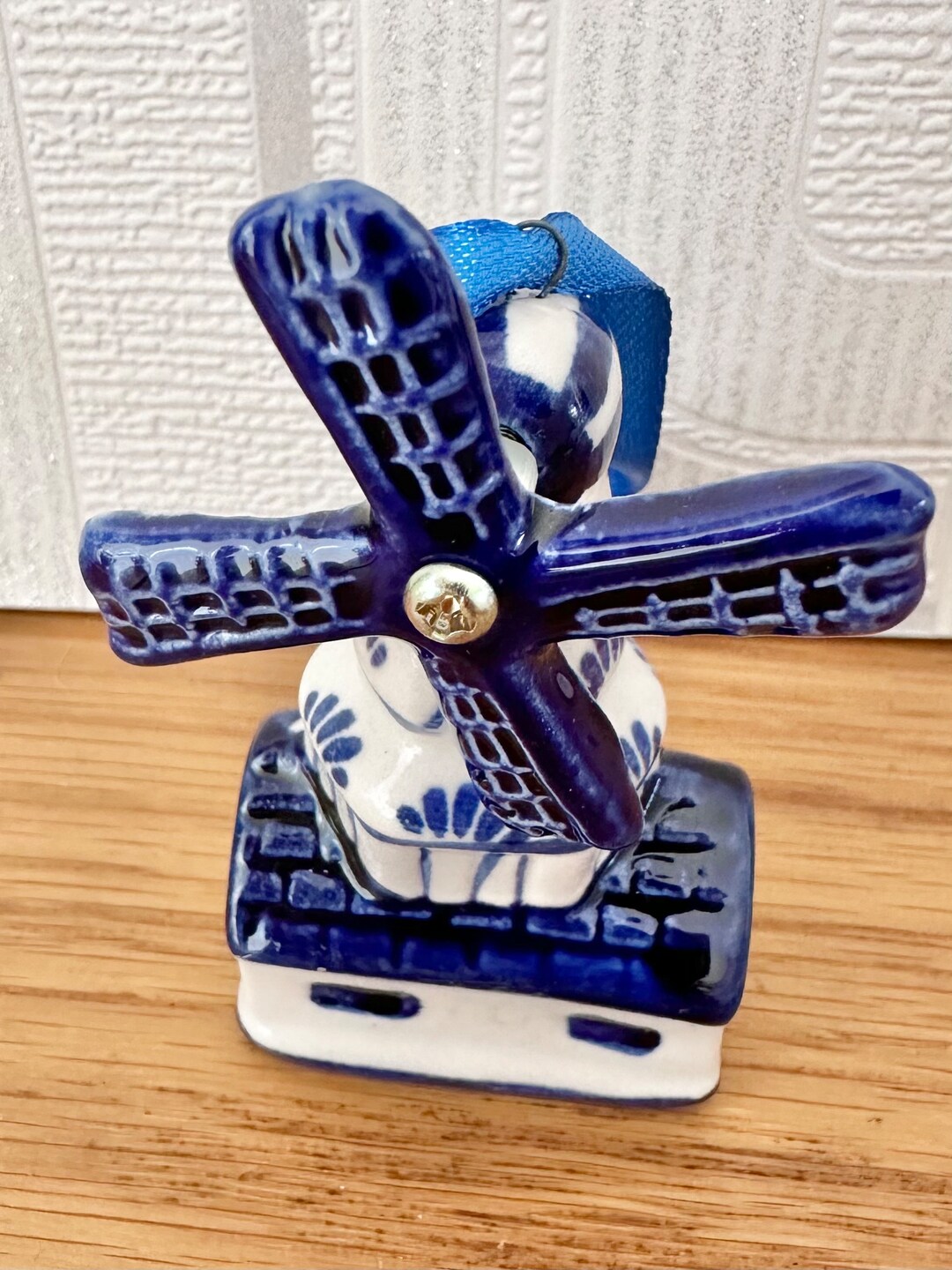 Mini Spinning Windmill Delft Blue Colour - Etsy