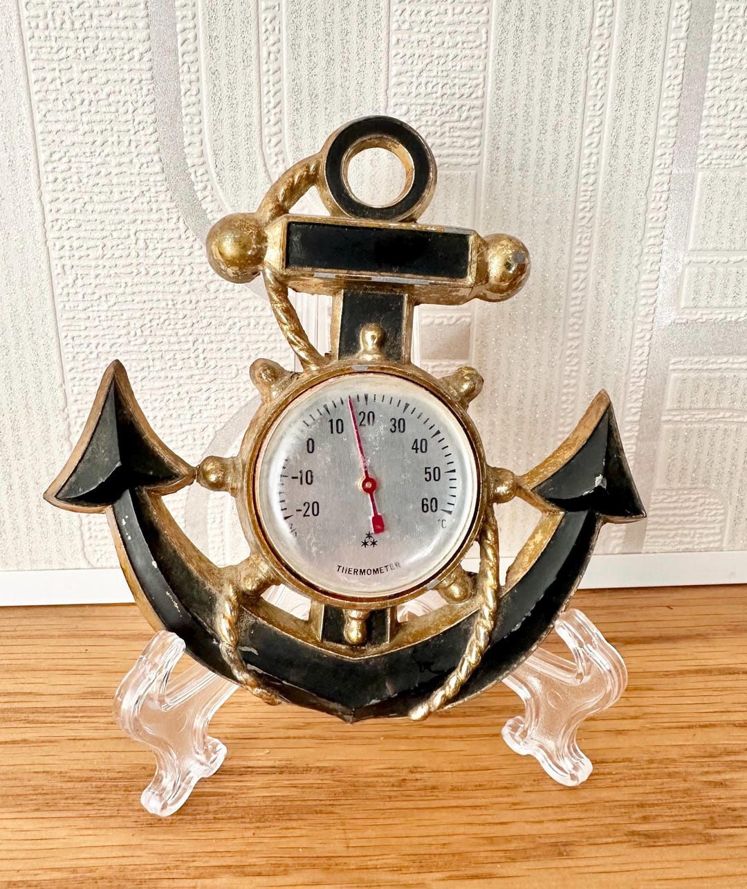 Vintage Decorative Anchor Thermometer, Japan - Etsy