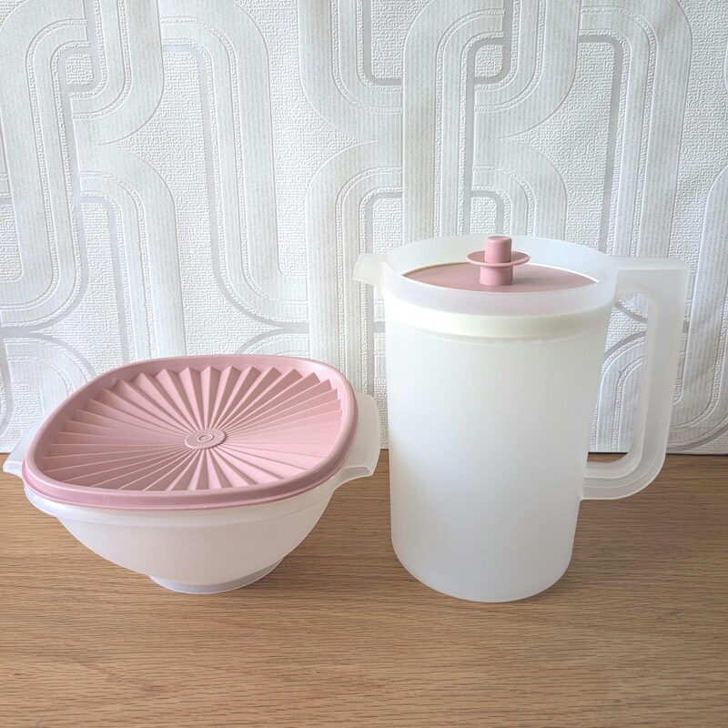 Pink Tupperware - Etsy