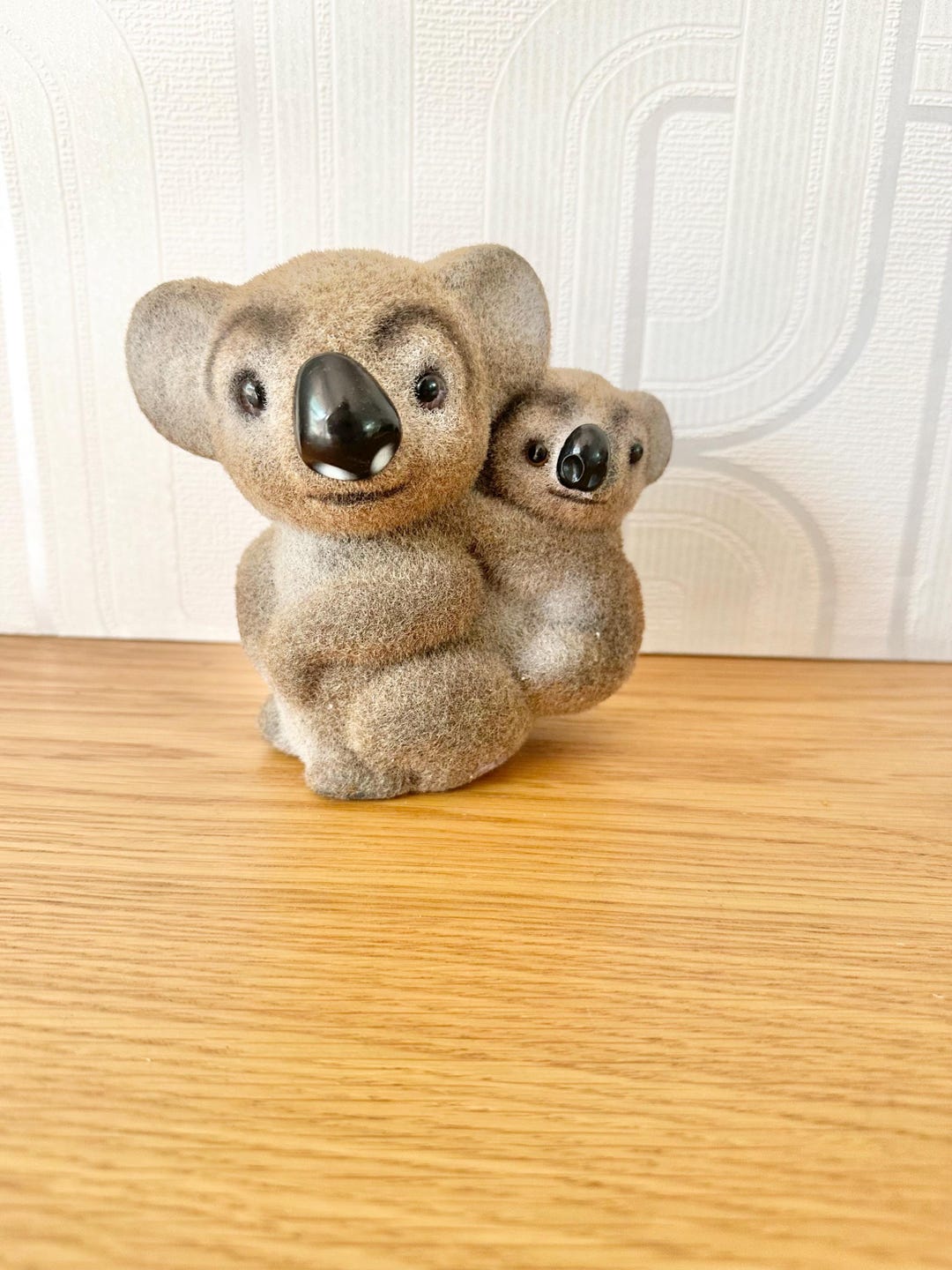Flocked Koala Bear Vintage Money Box - Etsy Australia