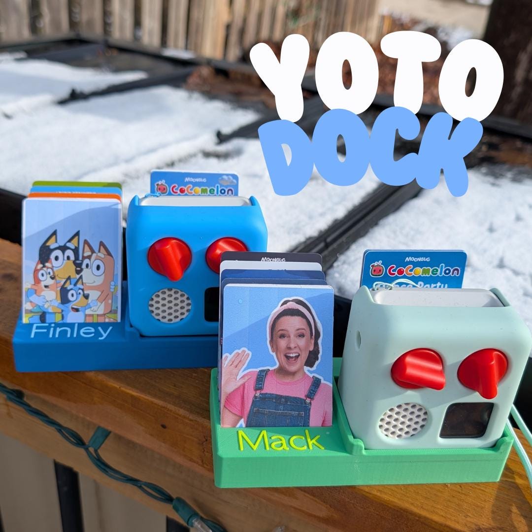 Yoto Mini Docking Station - Holds up to 15 Cards! Totally Customizable ...