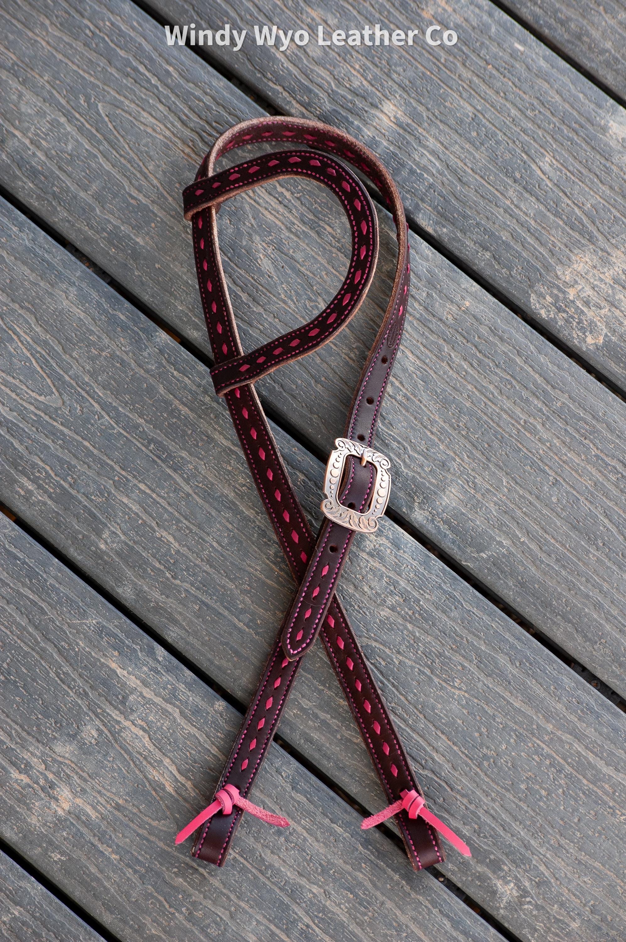 Custom Handmade Hot Oil Dark Chocolate Harness Leather Buckstitched One ...