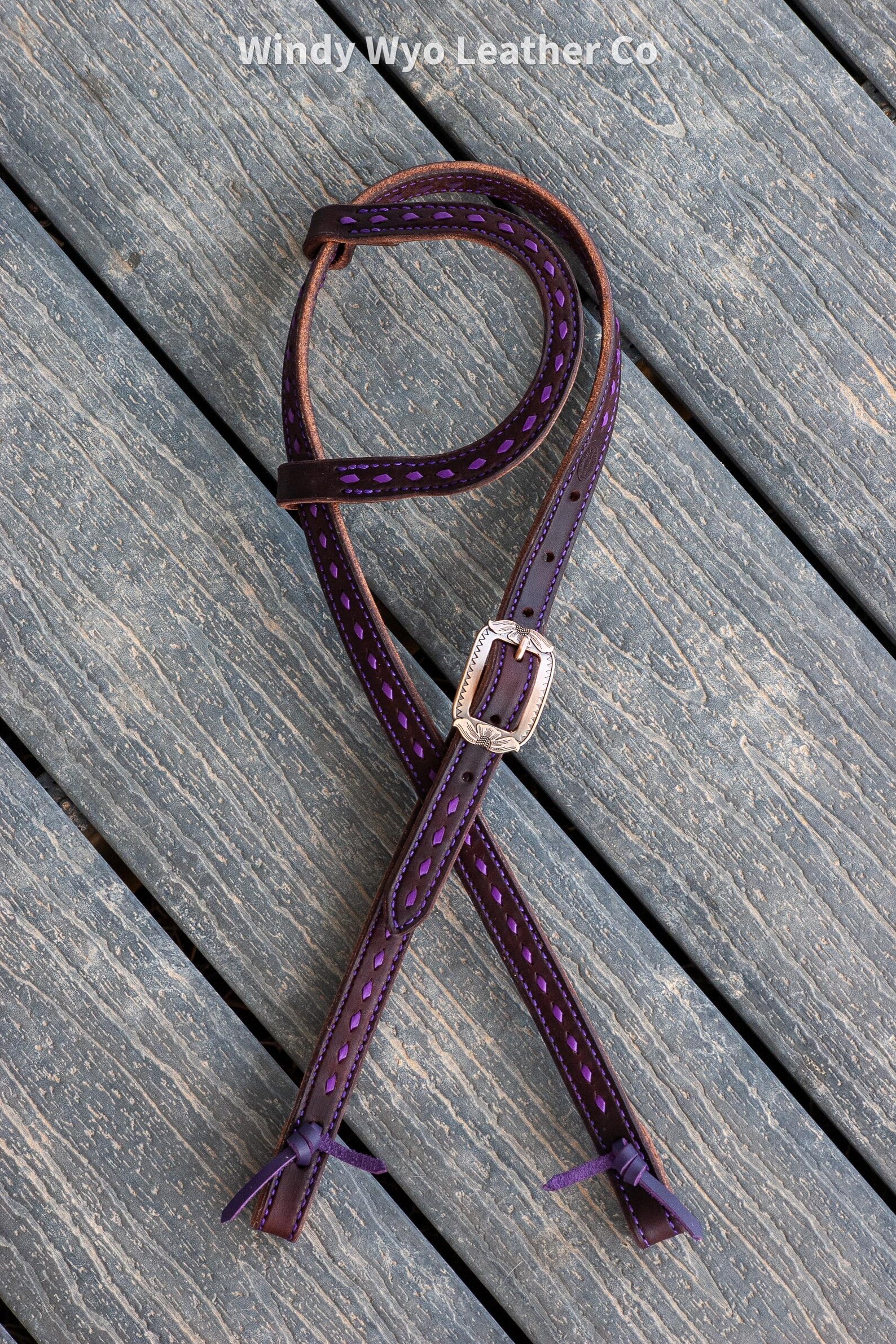 Custom Handmade Hot Oil Dark Chocolate Harness Leather Buckstitched One ...